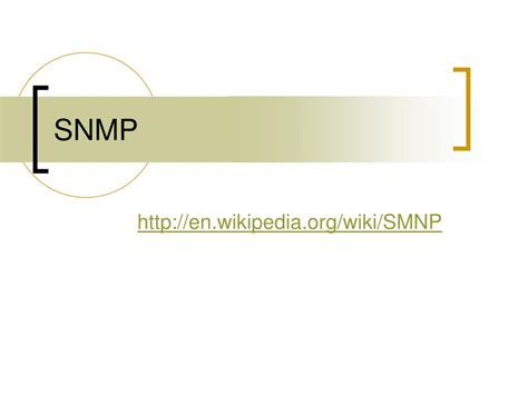 PPT SNMP PowerPoint Presentation Free Download ID 1566693