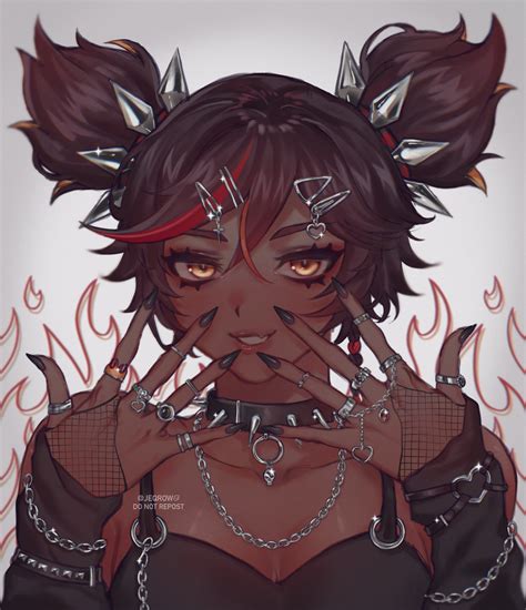 Xinyan Genshin Impact Drawn By Jeqrow Danbooru