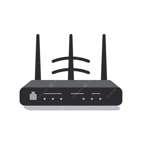 Wifi Router Vector Black Icon Design A Simplistic Black Icon Of
