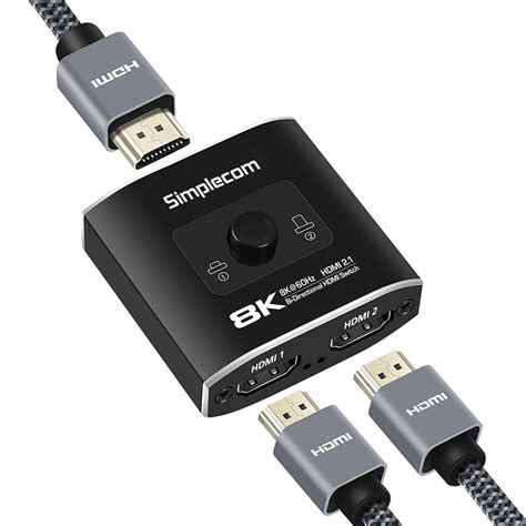 Simplecom CM V Bi Directional Way HDMI Switch Selector K Hz