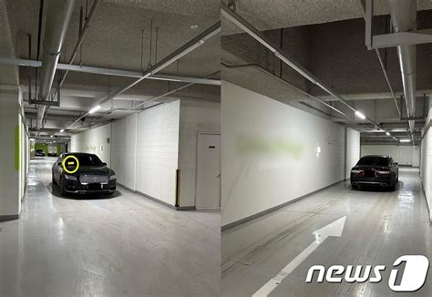 상습범이었네…주차장 통로 막더니 회전 구간까지 막은 주차 빌런