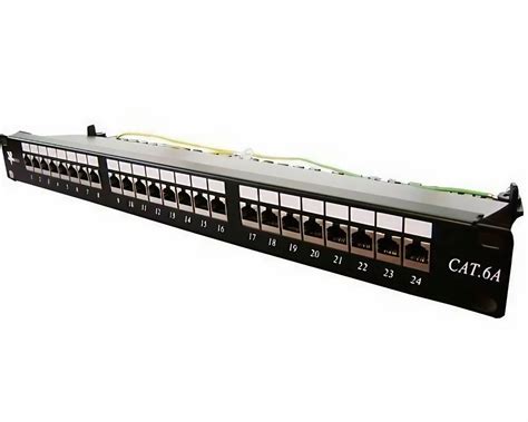 24 Port Powercat 6a Shielded Patch Panel At Best Price In Kolkata Id 9931405388