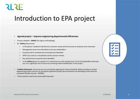 Epa Presentation Andy Smith Ppt