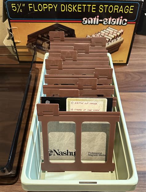 Purchase A Storage Box For Your Atari 5 14″ Floppy Disks 5 10 Minutes Atari Projects