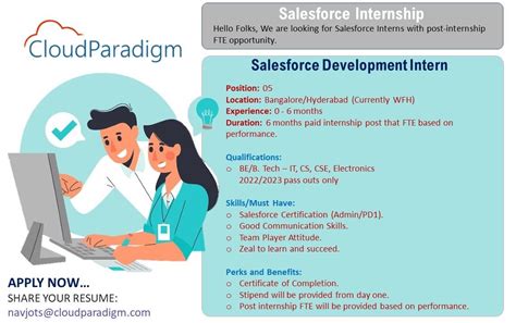 🌟 Exciting Salesforce Internship Opportunities Navjot Singh