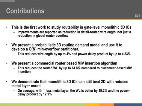 Ppt Placement Driven Partitioning For Congestion Mitigation In