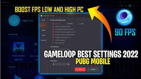 🔧gameloop Best Settings 2024 Boost Fps Low And High End Pc Pubg