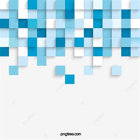 Blue Square Abstract Vector Png Images