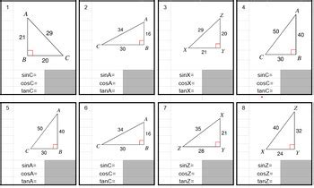 Trig Ratios And Missing Sides Pixel Art By Jay Lawler TPT