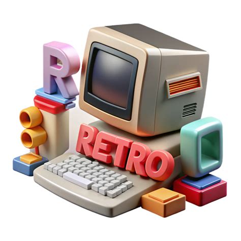 Retro Computer Vintage Pc Nostalgia 56596556 Png