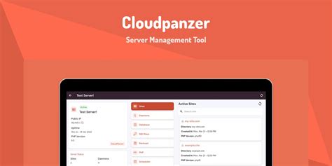Cloudpanzer Server Management Tool Made With Laravel