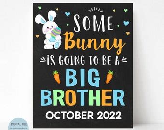 Easter Pregnancy Announcement Easter Reveal Easter Pregnancy Etsy