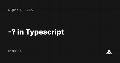 In Typescript