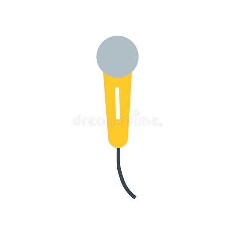 Microphone Icon Vector Sign And Symbol Isolated On White Background Microphone Logo Concept