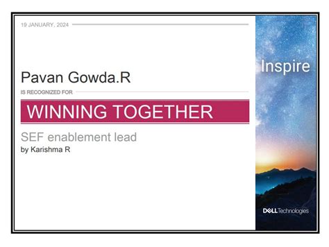 pavan gowda r on linkedin iwork4dell delltechnologies teamwork