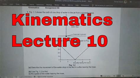Physics O Level Igcse Kinematics Lecture 10 By Sumair Sajjad Youtube
