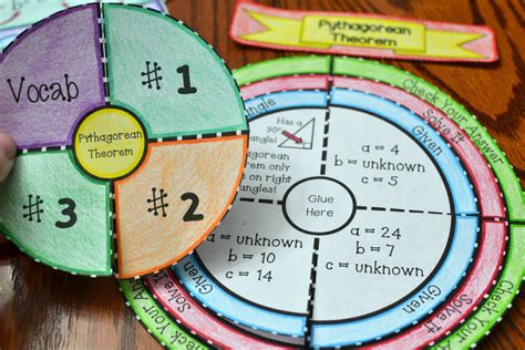 Pythagorean Theorem Wheel Foldable Math In Demand