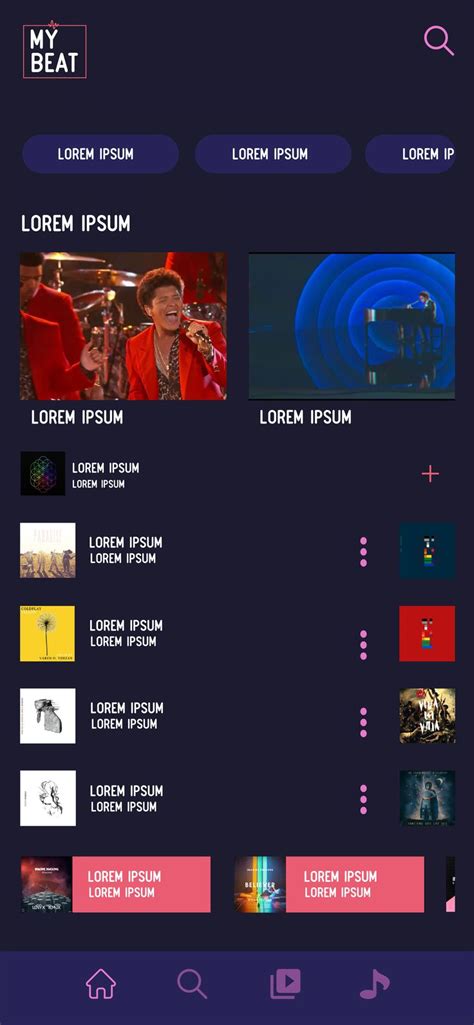 Mockup Lorem Ipsum Pandora Screenshot Mockup