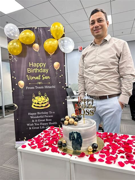 Vimal Bhat On Linkedin On My Birthday My Incredible Team At Hitachi Surprised Me With The Most
