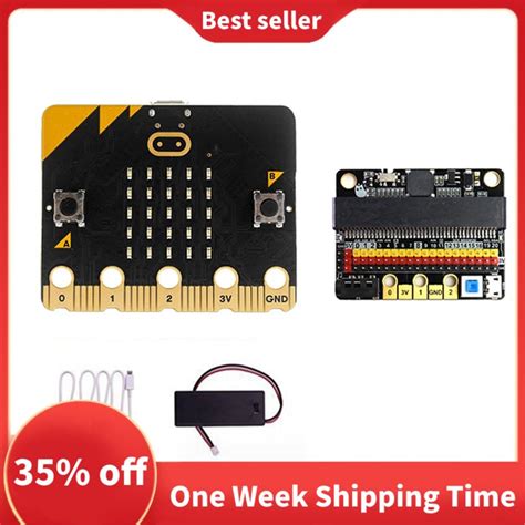 Bbc Microbit V20 เมนบอร์ดบทนําสู่การเขียนโปรแกรมกราฟิกใน Python โปรแกรมเรียนรู้ Development