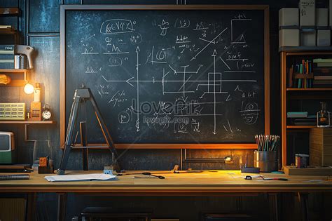 교실에서 수학 수업 장면