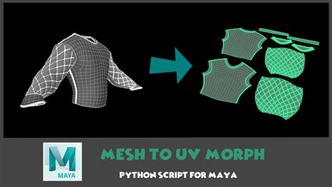 Artstation Maya Mesh To Uv Morph Resources
