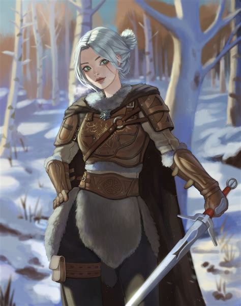 Orhicam Ciri The Witcher Series The Witcher 3 Silver Hair