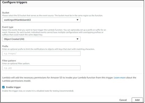 Using Lambda Function With Amazon S3