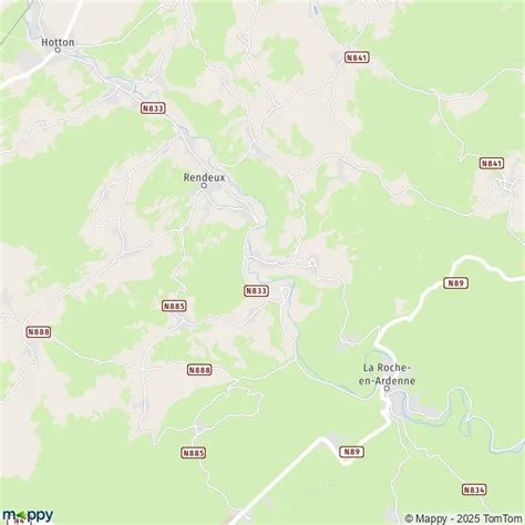 Plattegrond Rendeux Kaart Van Rendeux 6987 En Praktische Info