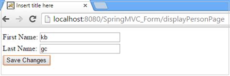 Spring Mvc Form Binding Javainsimpleway