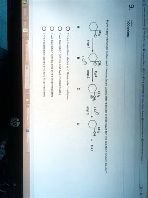 Solved Chemistry Help How Many Transition States And Intermediates