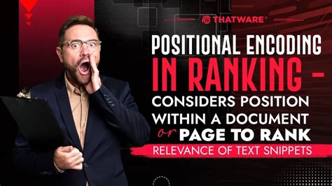 Positional Encoding In Ranking Hyper Intelligence Seo Module