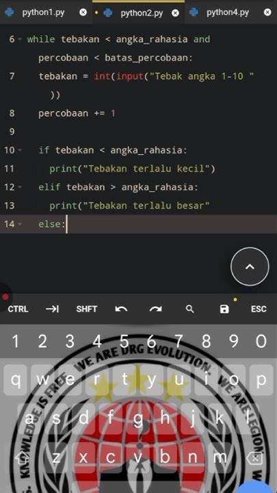 Part 4 Membuat Angka Rahasia Menggunakan Program Python Youtube