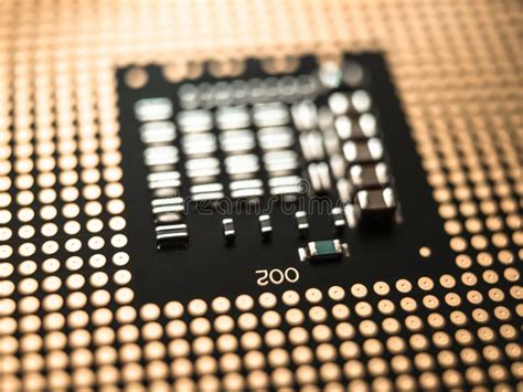 Electronics Technology Silicon Cpu Artificial Intelligence Stock Image