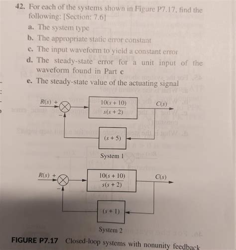 solved d 42 for each of the systems shown in figure p7 17