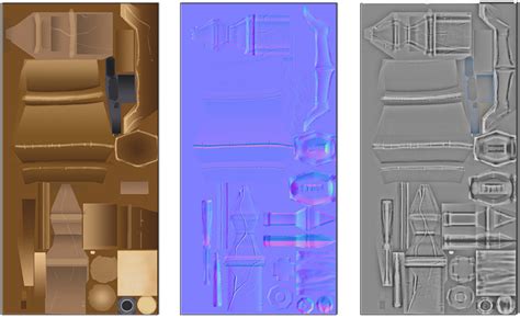 Opengl Individual Textures For Different Usage Or Baked Into One