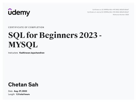 Chetan Sah On Linkedin Udemy Course Completion Certificate