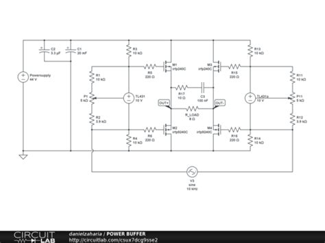 Power Buffer Circuitlab