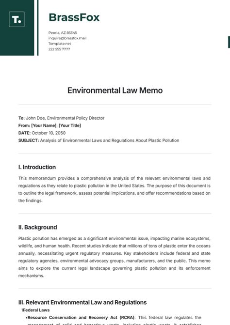 Free Risk Memo Template To Edit Online