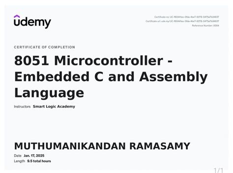 Muthumanikandan Ramasamay On Linkedin Embeddedsystems 8051microcontroller Learning