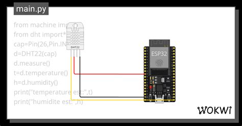 Capteur Wokwi Esp32 Stm32 Arduino Simulator
