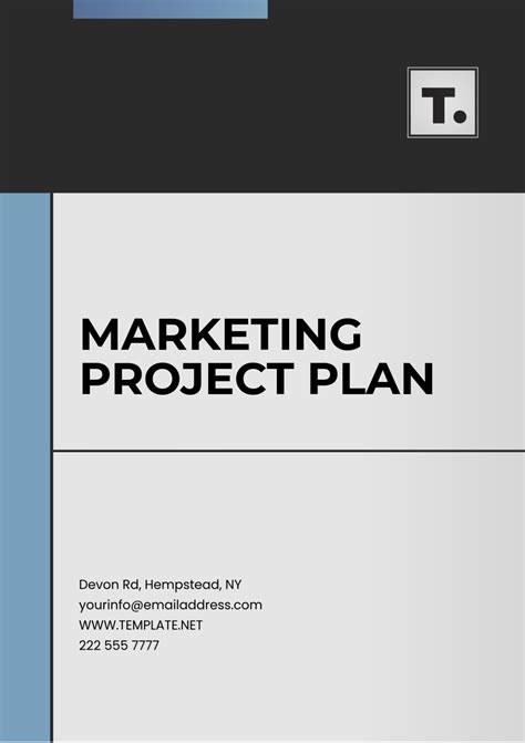 Free Marketing Project Plan Template To Edit Online