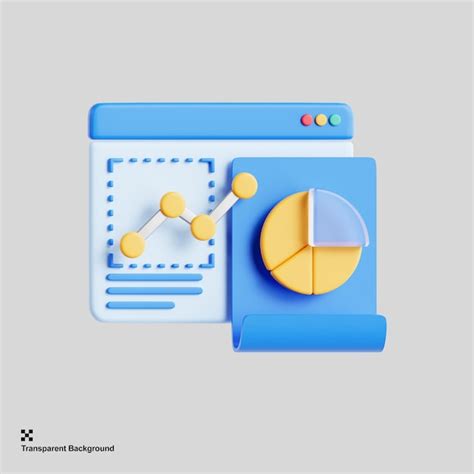 Premium Psd 3d Analytics Icon