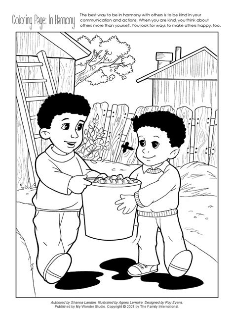 Coloring Page In Harmony Pdf Career And Growth Self Improvement