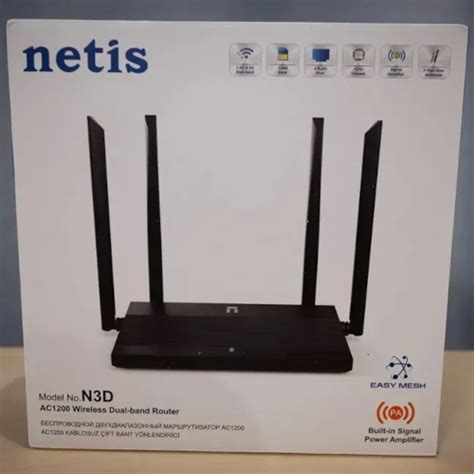 Netis N3d Ac1200 Wireless Dual Band Router Price In Bangladesh Bdstall