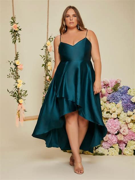 Plus Size High Low Prom Dresses