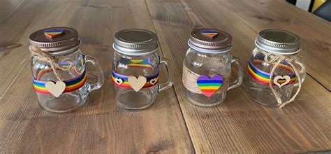 Same Sex Couple Wedding Favour Jars Etsy Uk
