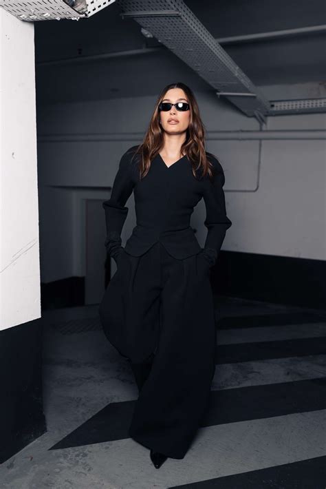 Hailey Bieber Wore The Widest Trouser Pants To Paris Fashion Week
