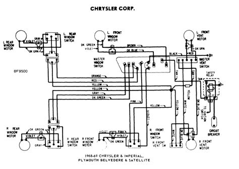 Power Window Relay Wiring Diagram