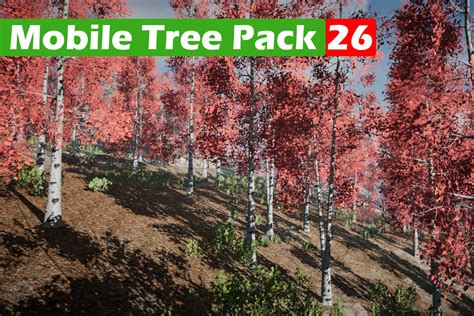 Mobile Tree Pack 26 3d Trees Unity Asset Store